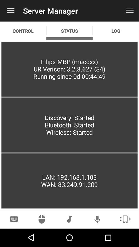 Server Manager Remote Unified Remote