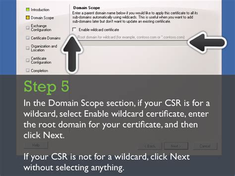 Generating Certificate Signing Request CSR Exchange Server