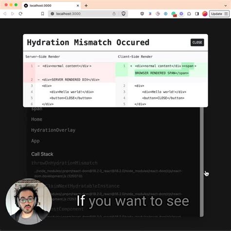 Sami Jaber On Linkedin Announcing React Hydration Overlay Say Goodbye