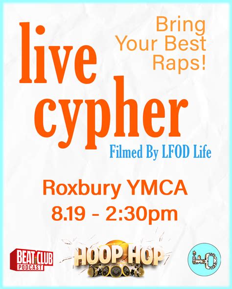 Live Cypher Lfod Life Hoop Hop Boston Hip Hop