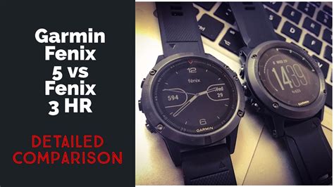 Garmin Fenix Comparison Chart