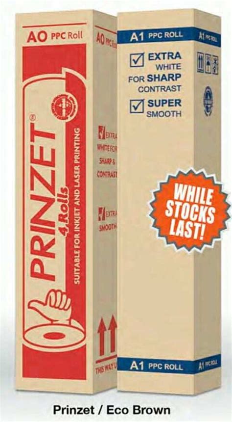A0 Paper Roll 841mm X 100m X 2 80gsm 1 Roll Per Box Prinzet Lazada