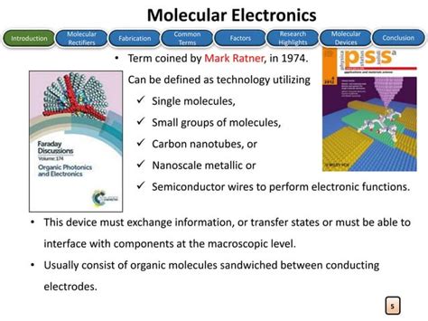 Molecular Electronics Pptx