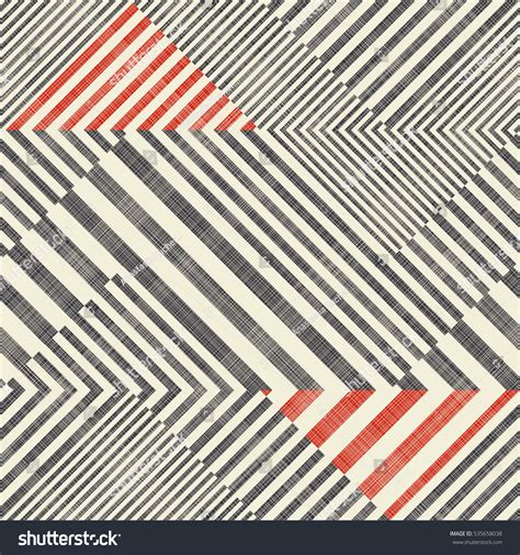 Abstract Seamless Striped Geometric Pattern On Stock Vector Royalty Free 535658038 Shutterstock