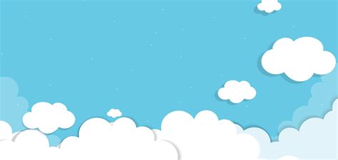 蓝色可爱天空背景图片 蓝色可爱天空背景素材图片 千库网