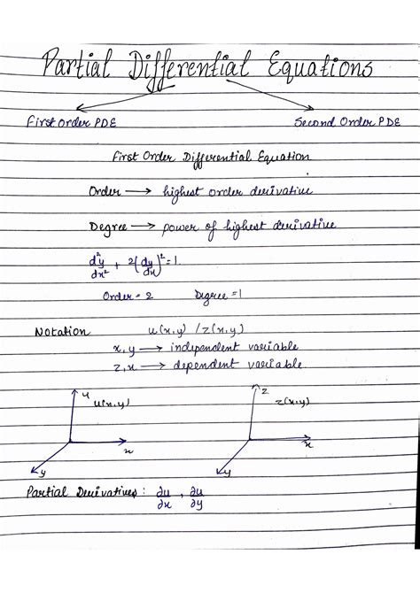 Solution Classification Of First Order Partial Differential Equation