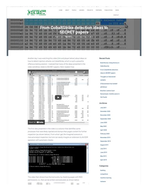 Pdf From Cobaltstrike Detection Ideas To Secret Papers