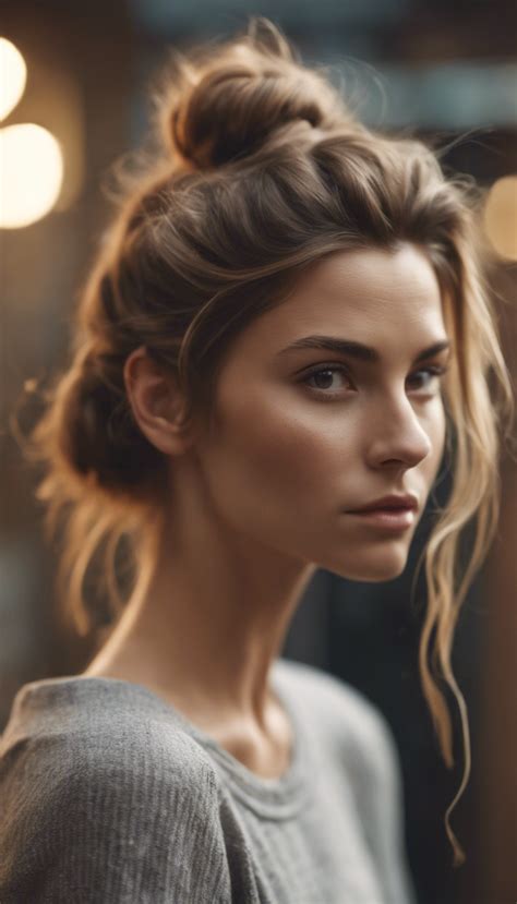 26 Easy Messy Bun Hairstyles For Long Hair Hairstylester