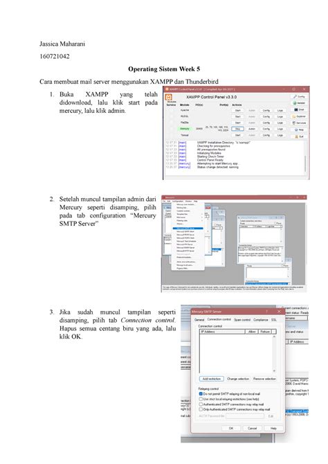 membuat mail server menggunakan xampp dan thunderbird setelah muncul