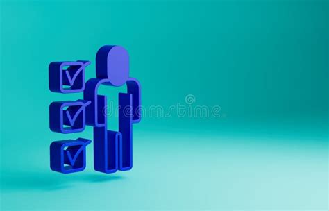 Blue Resume Icon Isolated On Blue Background Cv Application Searching Professional Staff Stock