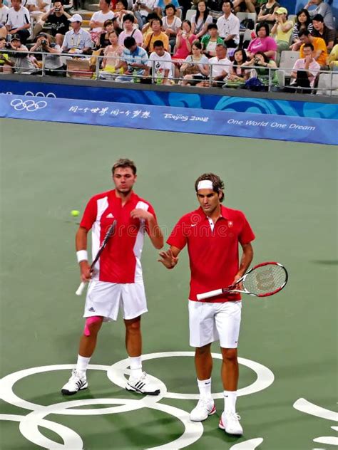 Roger Federer At Th Olympic Games Editorial Photo Image Of Tennis Europe 256963991