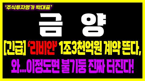 금양 초거대세력 12월 추가 매집 진행중 충격적 매수 이유 공개 금양금양 주가전망lg에너지솔루션 에스엠랩 몽골리튬광산 발포제 수산화리튬 원통형배터리