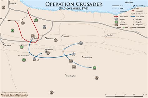 Maps Of The Operation Crusader Part 2 Feature Moddb