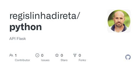 Github Regislinhadiretapython Api Flask