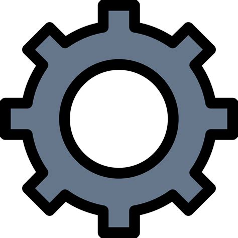 Cog Setting Gear Flat Color Icon Vector Icon Banner Template 17978383 Vector Art At Vecteezy