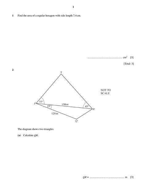 Trignonometry Non Right Angled Triangle Pdf