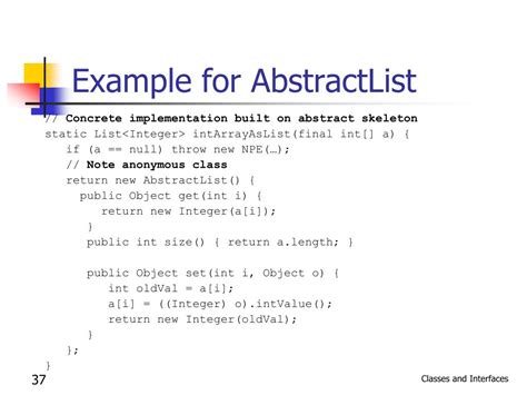 Ppt Effective Java Chapter 4 Classes And Interfaces Powerpoint