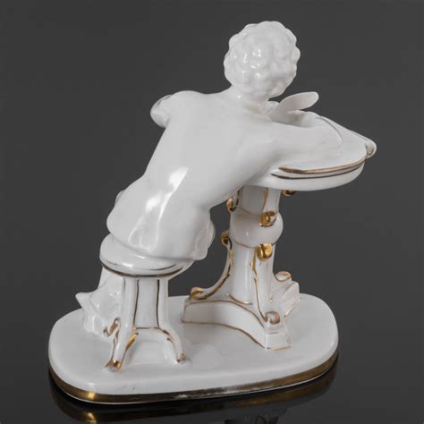 Статуэтка Юный Пушкин фарфор Ленинградский фарфоровый завод ЛФЗ