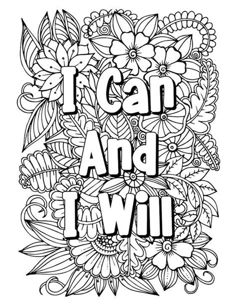 Free Printable Quote Coloring Pages Ideas Artofit