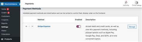 Woocommerce Integration Stripe Express Basics Stripe Express Docs