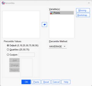 How To Calculate Percentiles In SPSS With Example