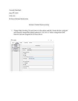 CYB Project Two Karwan Ahmed CYB Project Two Scenario One February First