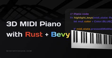 3d Midi Piano Using Rust And Bevy