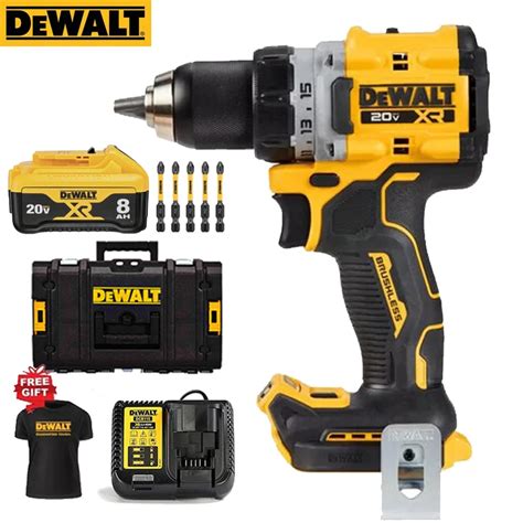Dewalt 무선 드릴 드라이버 20v 5 0ah 리튬 배터리 2000 Rpm 브러시리스 모터 충전식 드릴 전동 공구 Dcd800 Dcd800m1