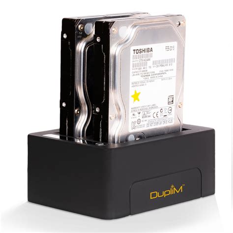 DupliM To SSD HDD Dual Bay Cloner Copier Duplicator SATA Hard Disk