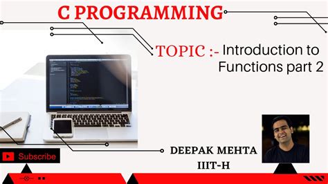 Introduction To Functions Part 2 Function Prototype Youtube