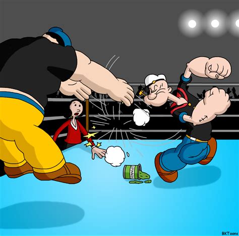 Popeye Vs Bluto By Bktoons On Deviantart