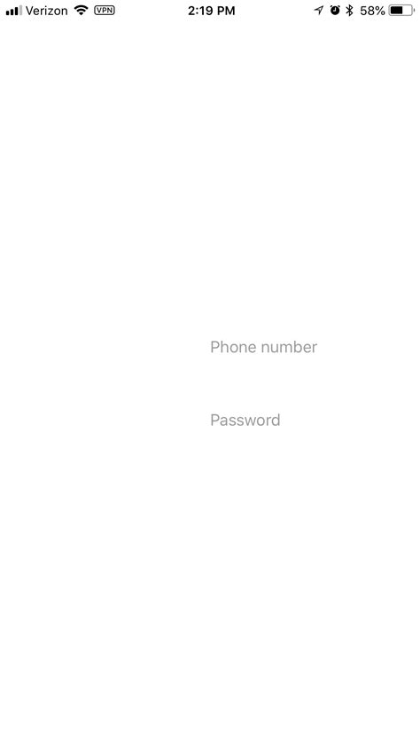 Textfield Not Rendering Properly · Issue 144 · N4kzreact Native