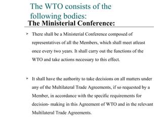 Functions Of Wto PPT Political Issues Policy Politics
