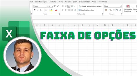 Faixa De Opções Do Excel Youtube