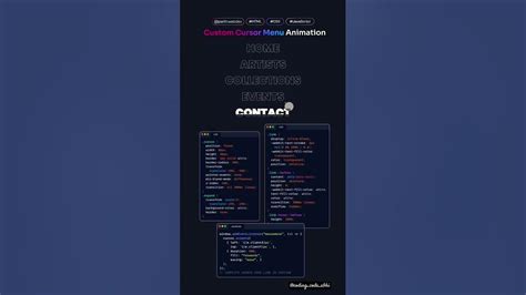 Css Coustom Cursor Effect🚀🚀🚀🚀 Css Htmlcss Html5css3 Csstips