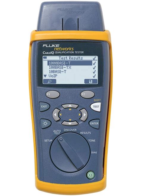 Network Cable Tester With Diagnostics From Fluke Networks