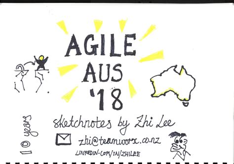 Agile Aus 2018 Conference Sketchnotes
