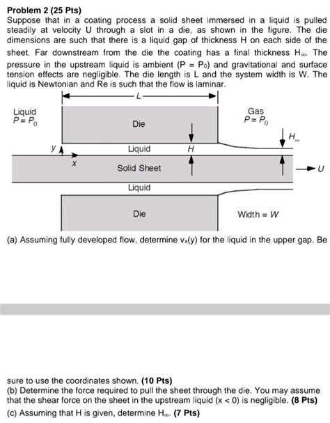 solved problem 2 25 pts suppose that in a coating process