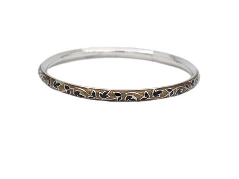 Сребърна гривна с емайл Келила Гривни Orientalart Bg