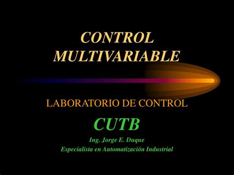 Ppt Control Multivariable Powerpoint Presentation Free Download Id3725694