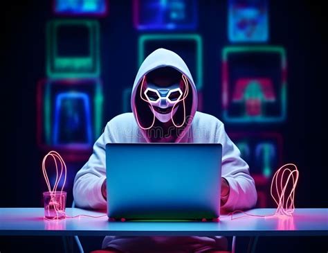 anonymous hacker with hoodie concept of hacking cybersecurity