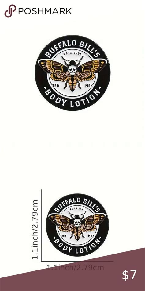 Silence Of The Lambs Buffalo Bill Lotion Enamel Pin Hat Backpack Badge