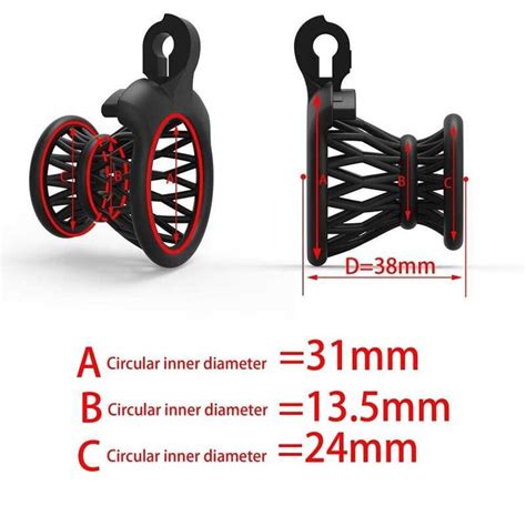 2024 Resin Male Chastity Device Inverted Cage For Men Locking Belt With