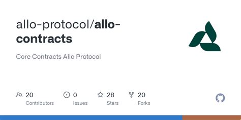 Github Allo Protocolallo Contracts Core Contracts Allo Protocol