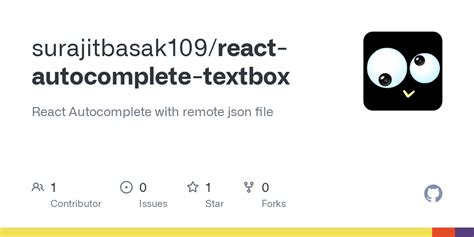 Github Surajitbasak109react Autocomplete Textbox React Autocomplete