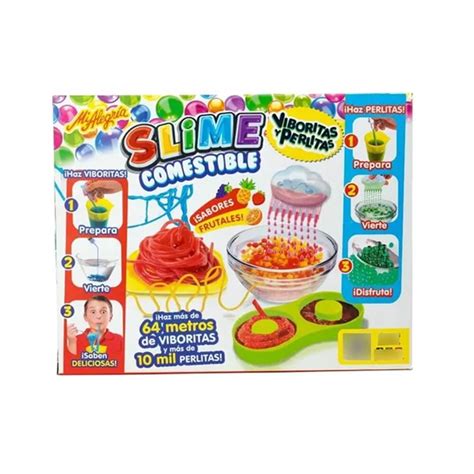 Slime Comestible Viboritas Y Perlitas Sabores Frutales