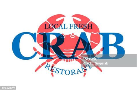 게 빈티지 엠블럼 템플릿 현지 신선한 게 레스토랑 해산물 타이포그래피 로고 타입 수산 시장과 상점의 메뉴를위한 복고풍 엠블럼 게에 대한 스톡 벡터 아트 및 기타 이미지