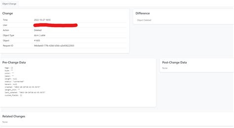 Change Log For Deleted Create Cables Doesn T Show Termination Points