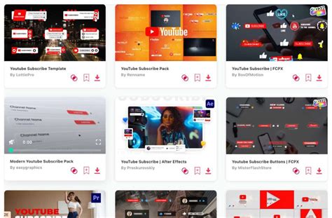 10 Best Youtube Subscribe Animation Templates My Favorites