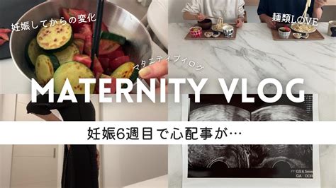 【妊娠初期】妊娠6週目の様子｜胎嚢の大きさが…｜妊娠してからの変化3つ｜夫と一緒にうどんランチ Youtube